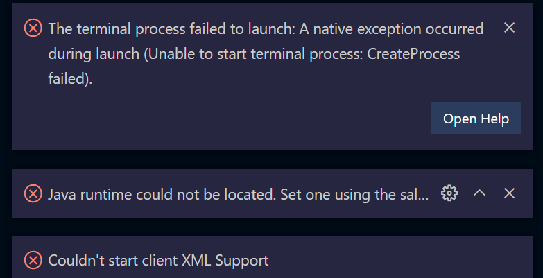 Unable to launch Terminal · Issue #125396 · microsoft/vscode · GitHub