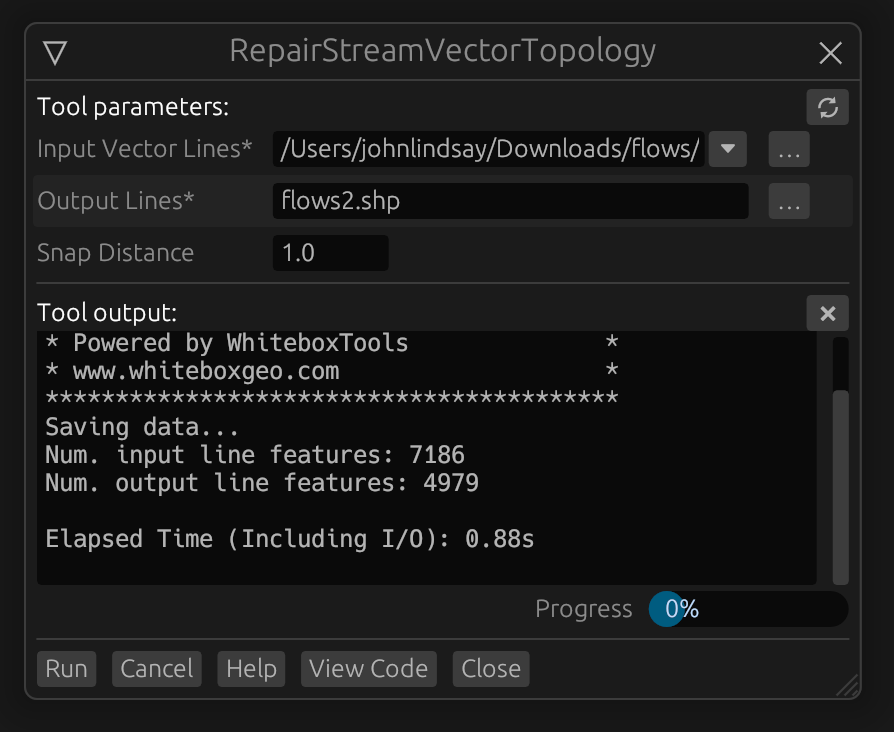 Repair Stream Vector Topology - 'No such file or directory' error · Issue #367 · jblindsay ...