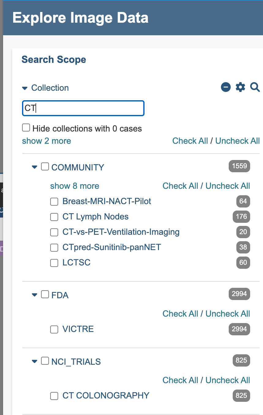 Dash in collections search destroys Search Scope filters · Issue #1065 · ImagingDataCommons/IDC ...