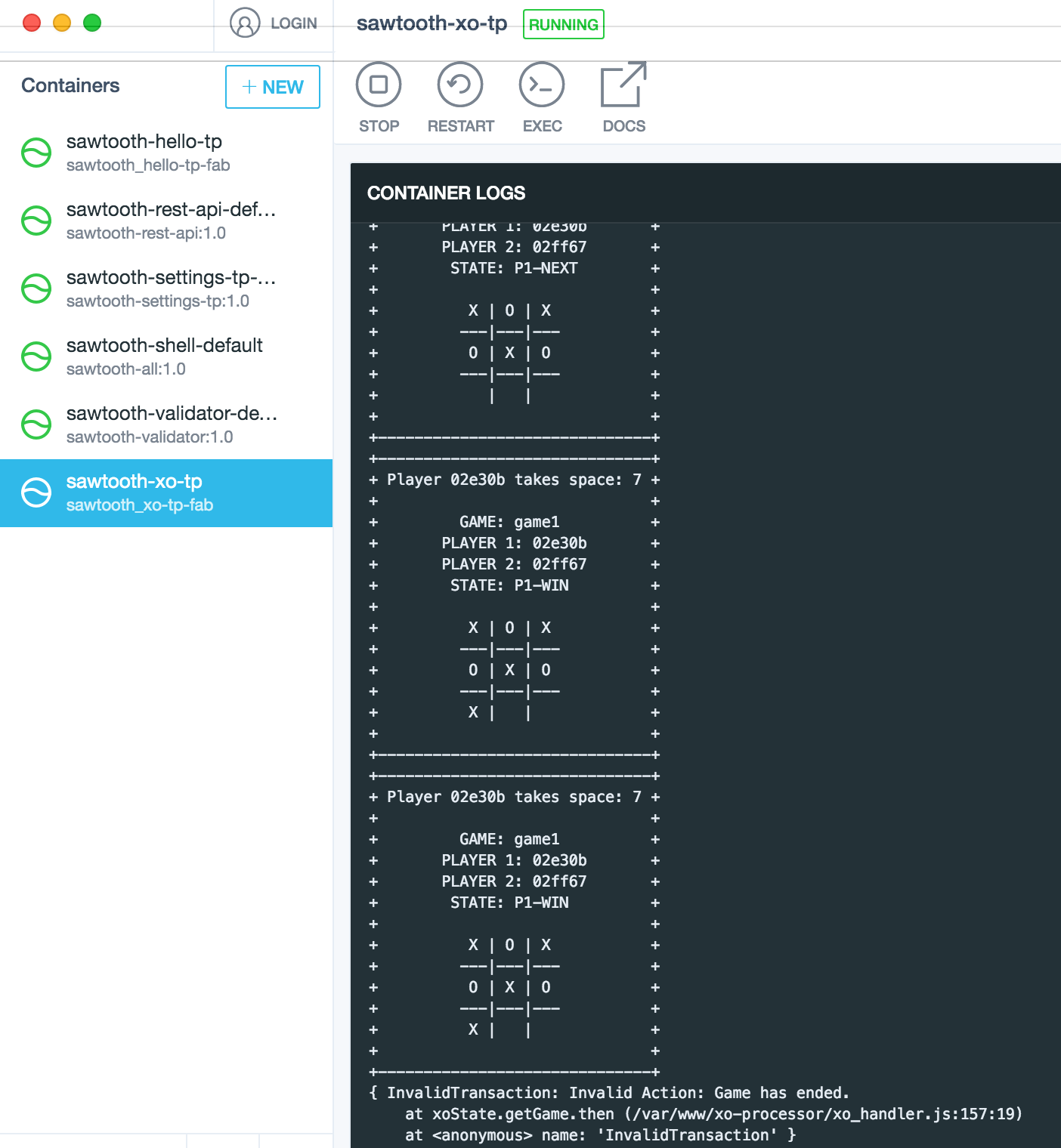 GitHub - fsodano/sawtooth-js-example: An implementation of sawtooth's XO Transaction Processor ...