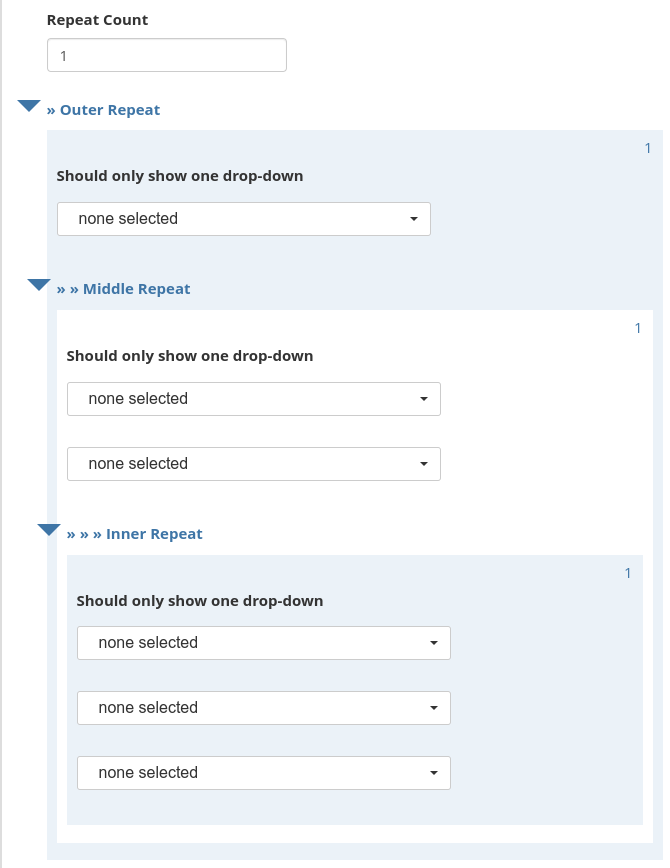 Widgets initialized multiple times when inside nested repeat with dynamic repeat_count · Issue ...