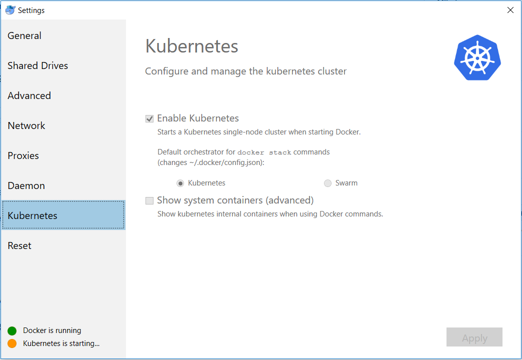 Stuck at "Kuburnetes is starting..." · Issue #2395 · docker/for-win ...