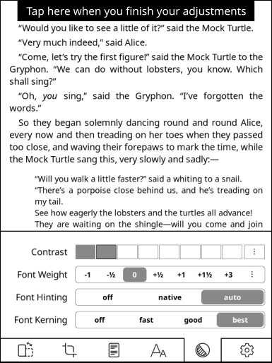 Speeding up the text appearance adjustments · Issue #9087 · koreader ...