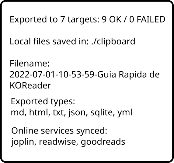 Suggestions for Export Highlights Plugin · Issue #9273 · koreader/koreader · GitHub