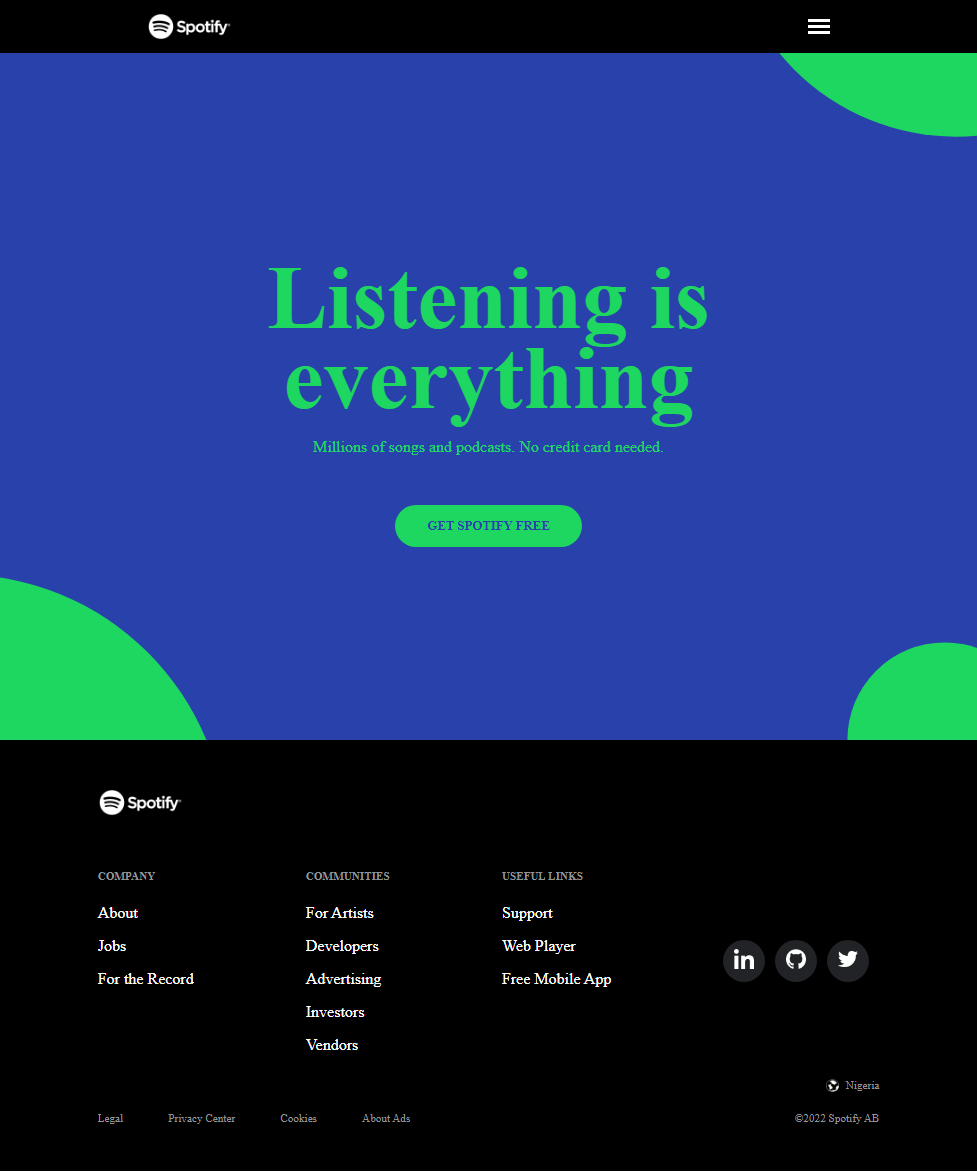 GitHub - EffiEmmanuel/spotify-clone: This is a spotify clone