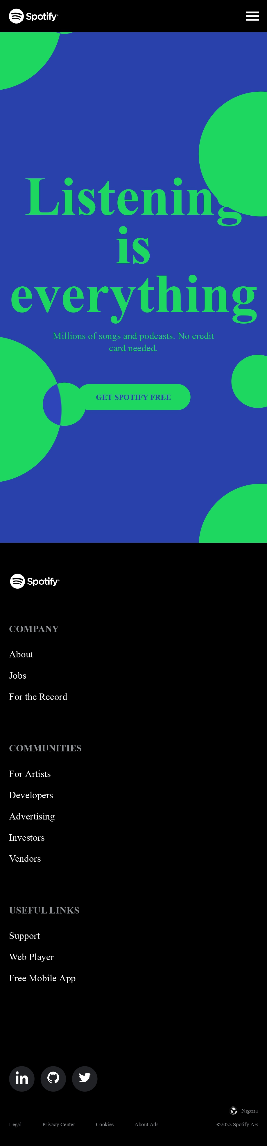 GitHub - EffiEmmanuel/spotify-clone: This is a spotify clone
