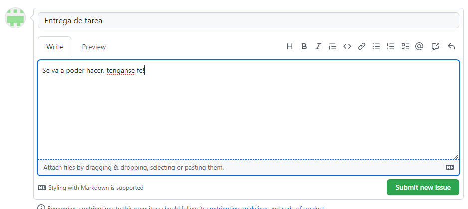 Entrega de tarea · Issue #164445 · microsoft/vscode · GitHub
