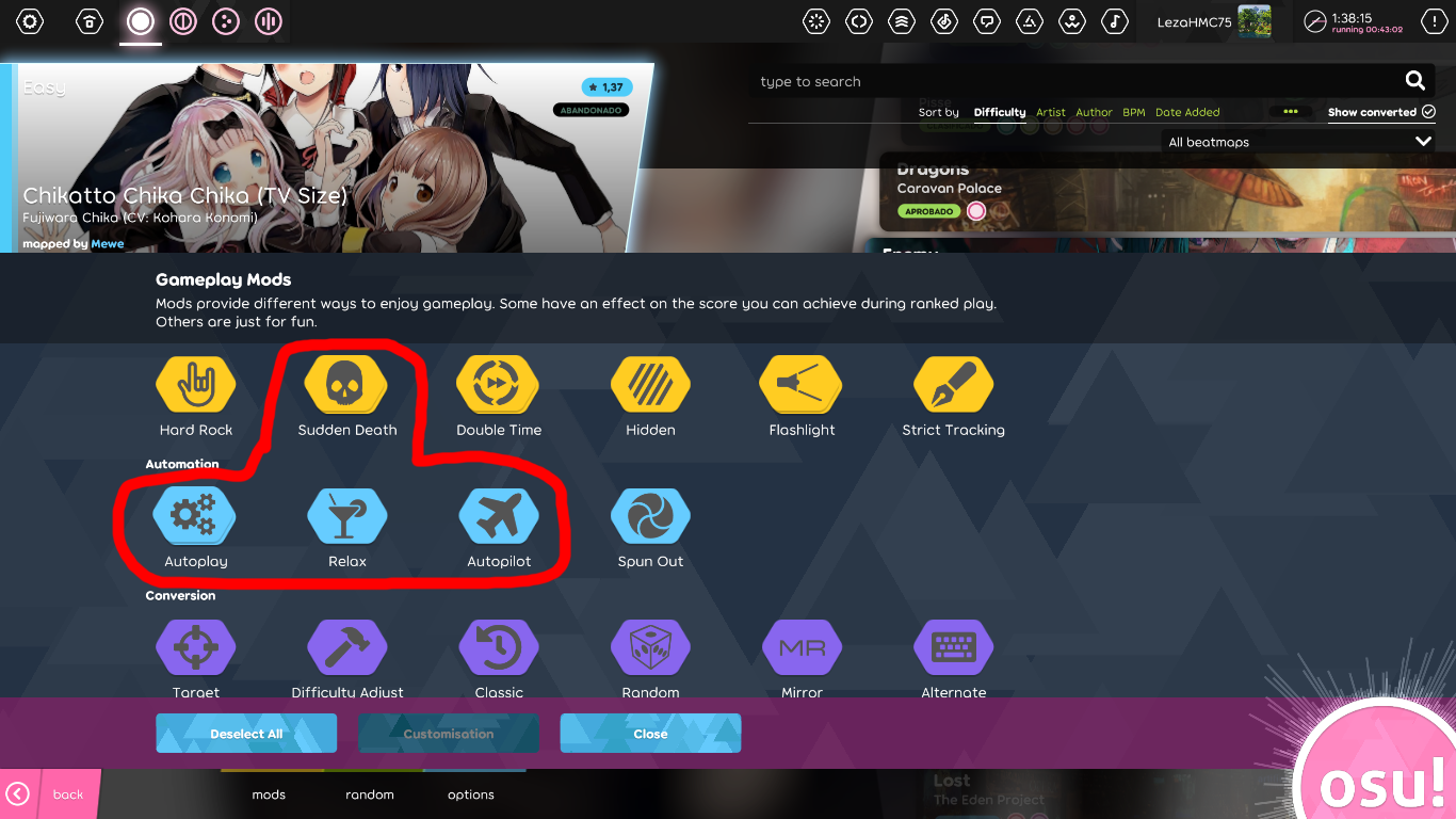 Unknown mod shown in some mods · Issue #17777 · ppy/osu · GitHub