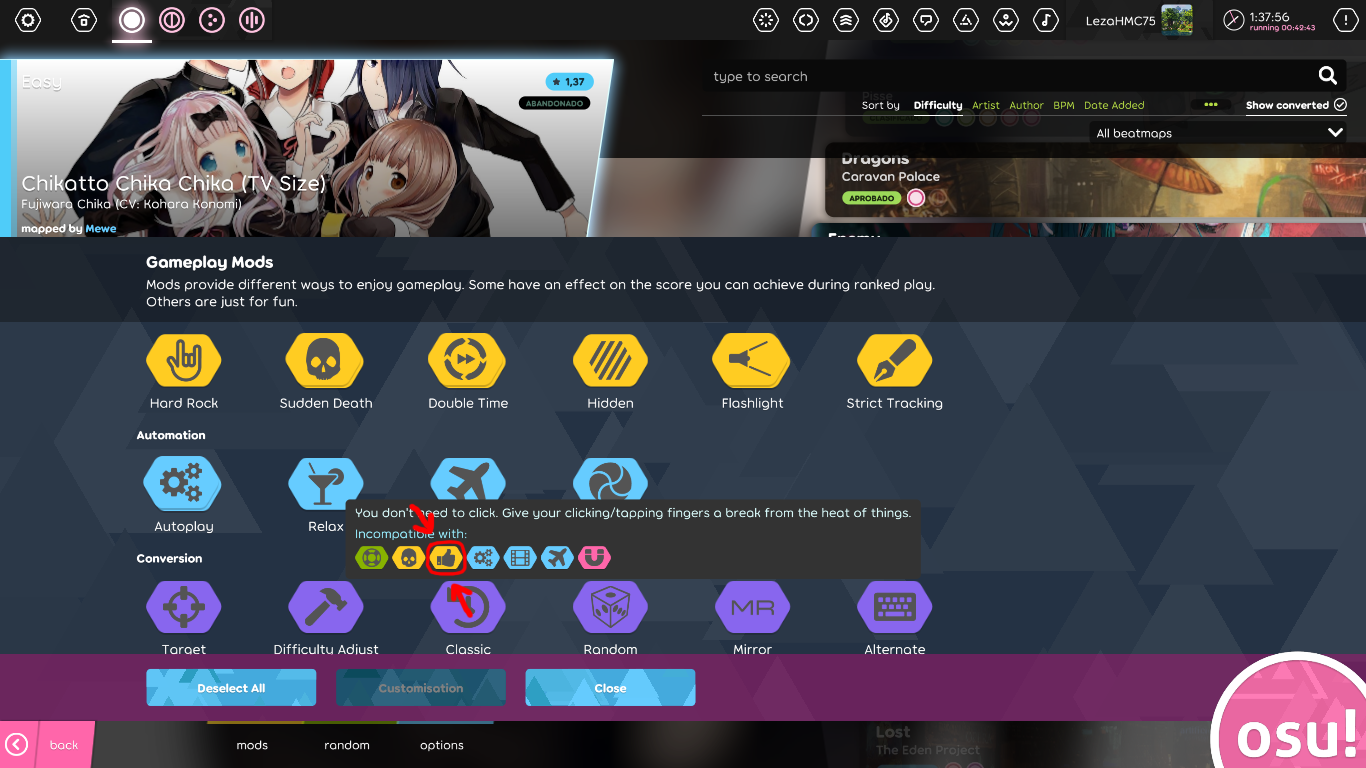 Unknown mod shown in some mods · Issue #17777 · ppy/osu · GitHub