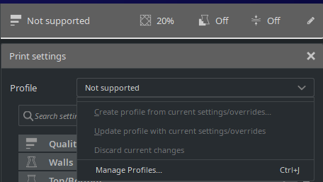 No profiles will work when I select eSUN PLA+ materials · Issue #9867 ...