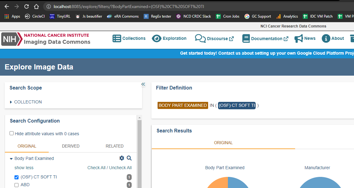 Provide invariant linking to per-collection exploration in the webapp · Issue #868 ...