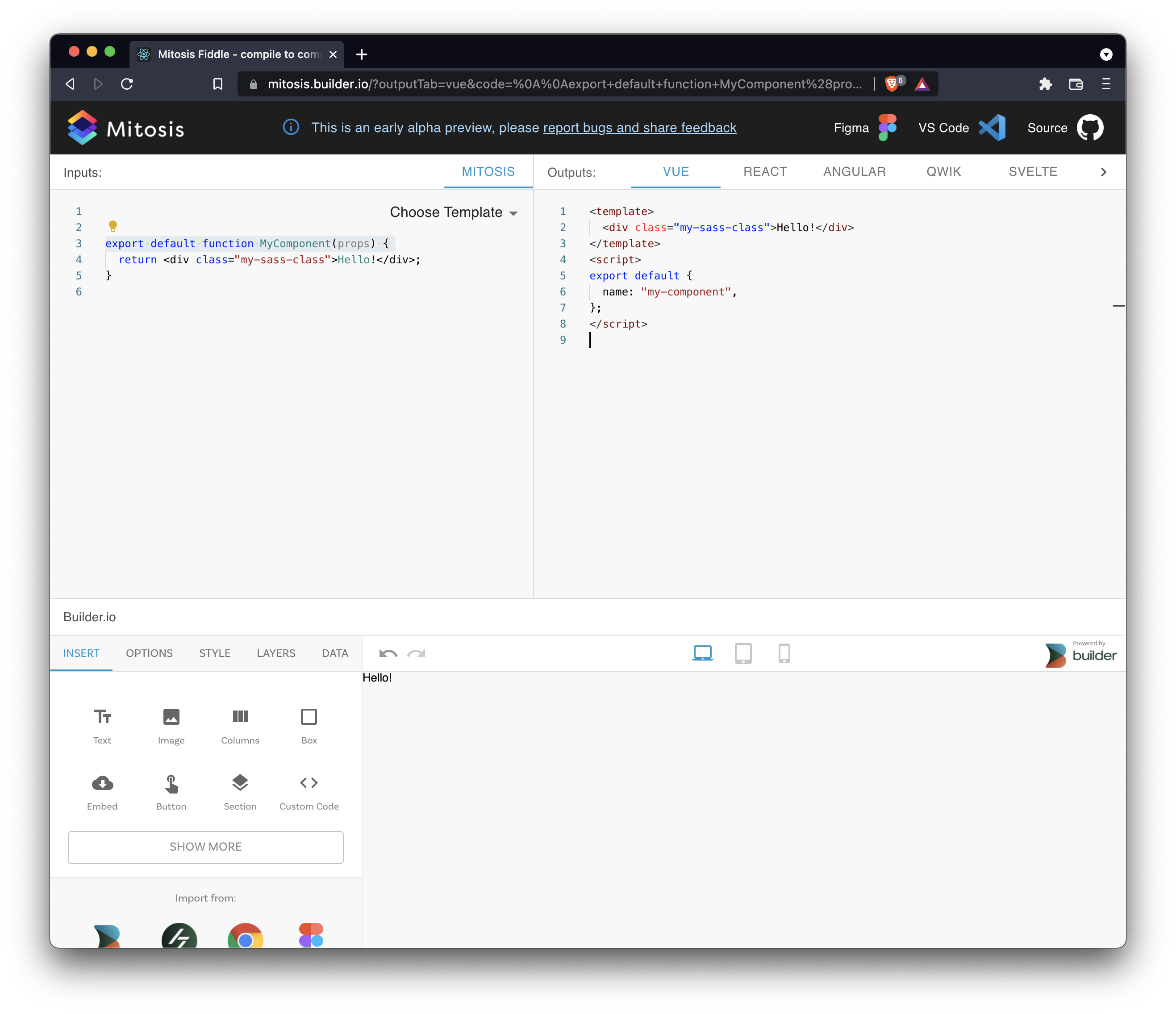 Samples with SASS · Issue #153 · BuilderIO/mitosis · GitHub