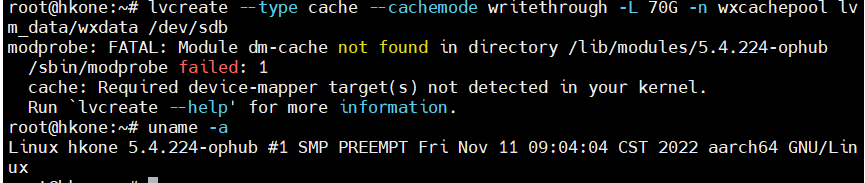缺少dm-cache模块 · Issue #699 · ophub/amlogic-s9xxx-armbian · GitHub