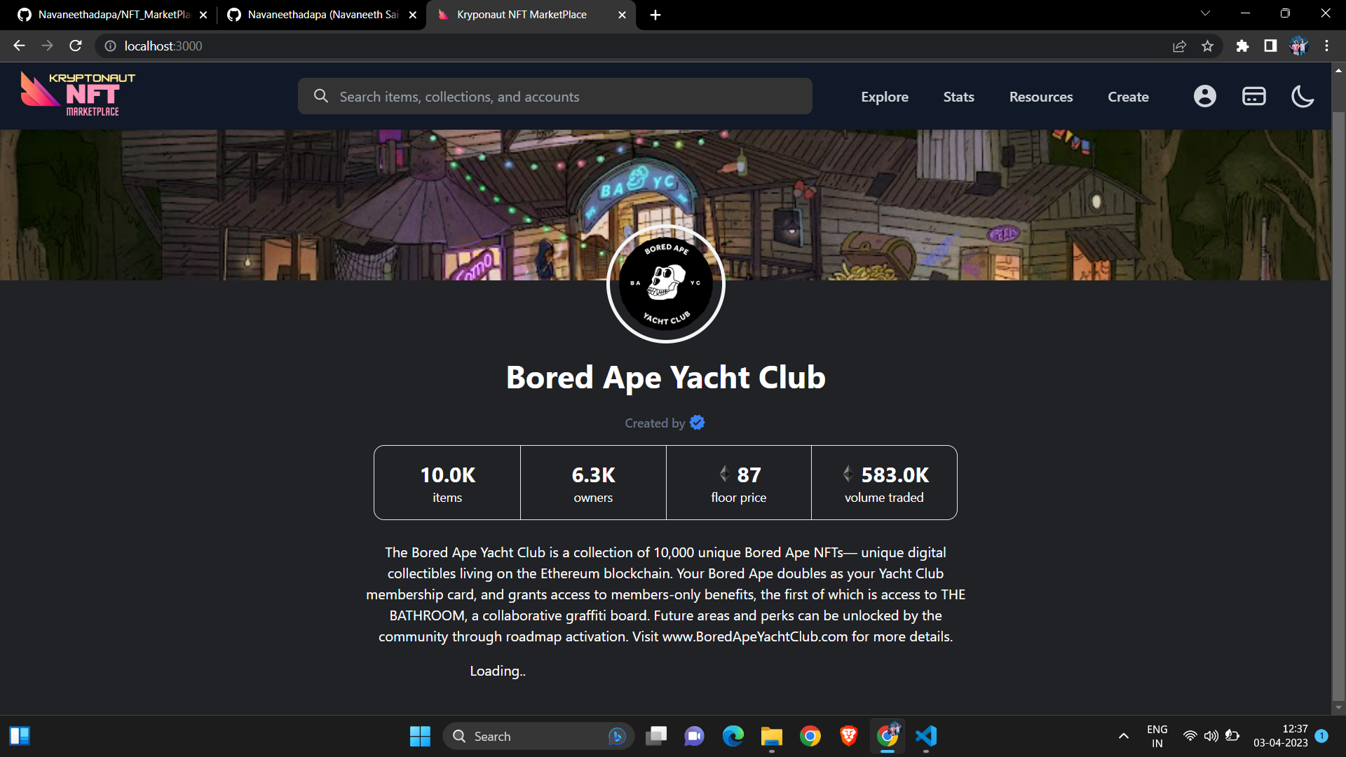 GitHub - Navaneethadapa/NFT_MarketPlace