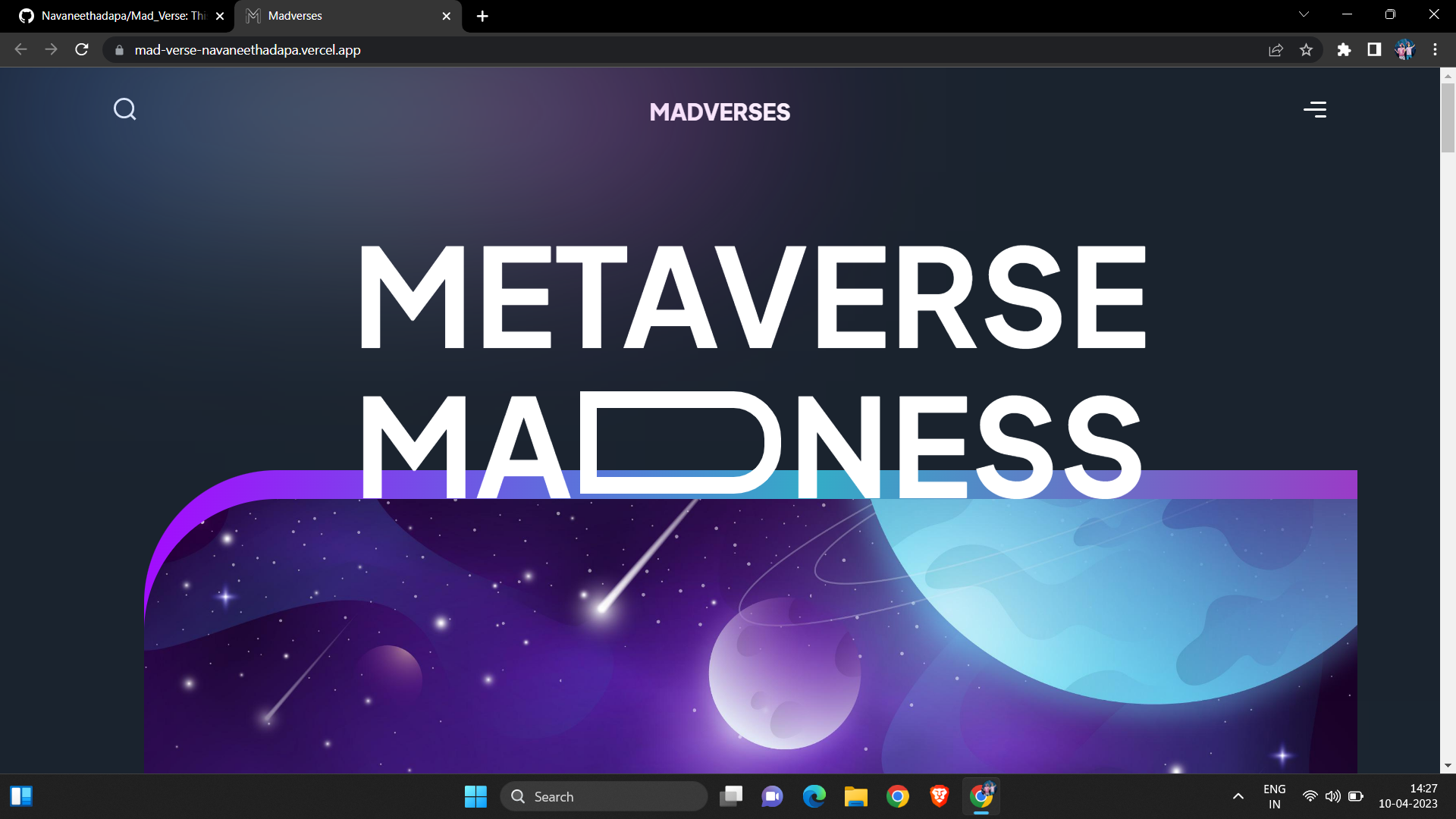 GitHub - Navaneethadapa/Mad_Verse: This is the repository that contains the code and ...