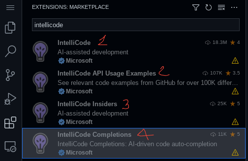 Make All VSCode extensions of Intellicode compatible with https://vscode.dev/ and https://github ...