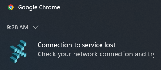 Connection to service lost · Issue #391 · xbrowsersync/app · GitHub