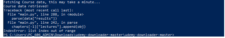 index error: list index out of range · Issue #4 · Puyodead1/udemy ...