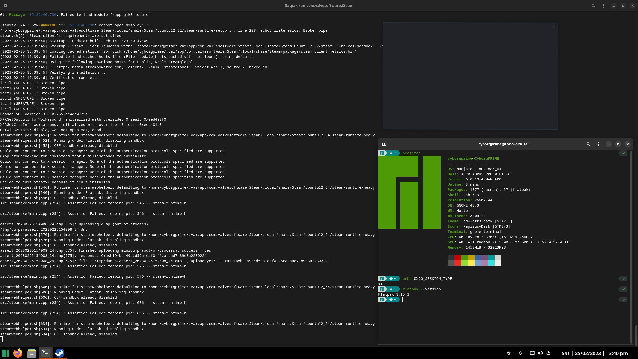 [Flatpak] Unable to login - Blank login screen · Issue #9234 · ValveSoftware/steam-for-linux ...