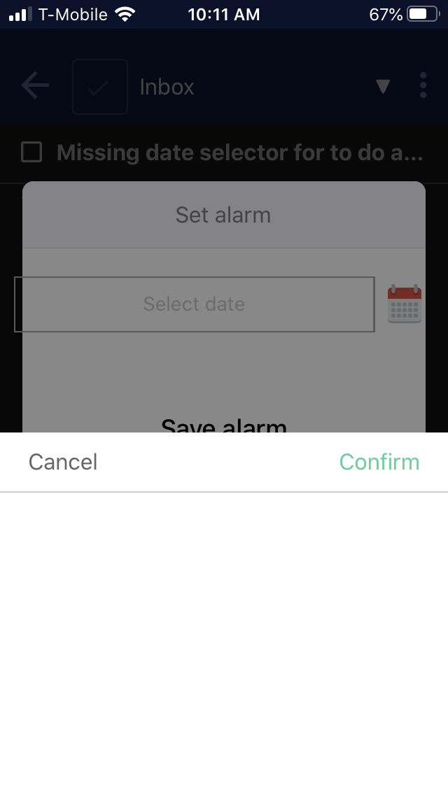 iOS Set Alarm doesn't show Date/Time widget · Issue #2384 · laurent22/joplin · GitHub