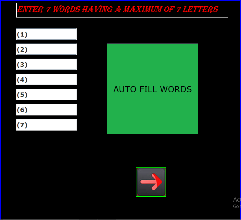 GitHub - Ansh2002Gupta/Crossword-Game: Created a 2D crossword game ...