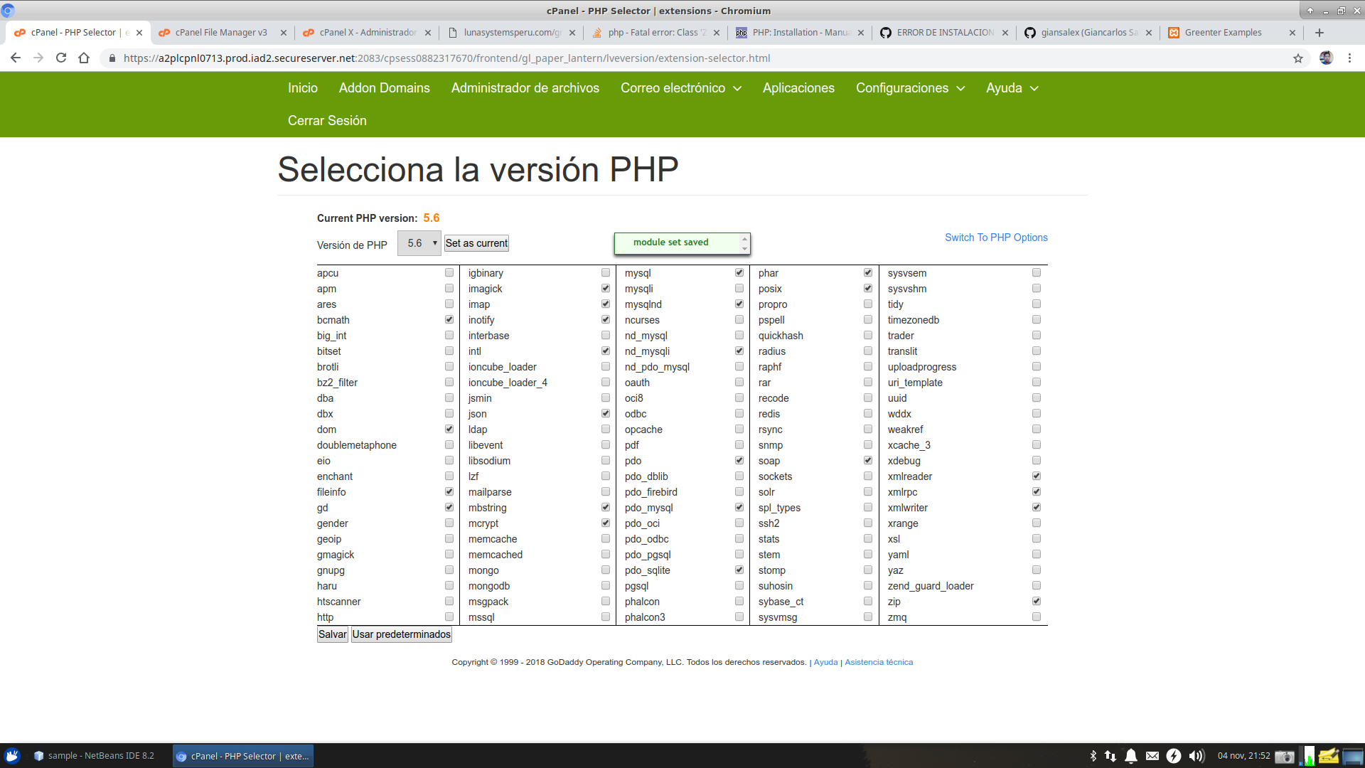 ERROR DE INSTALACION · Issue #43 · thegreenter/demo · GitHub
