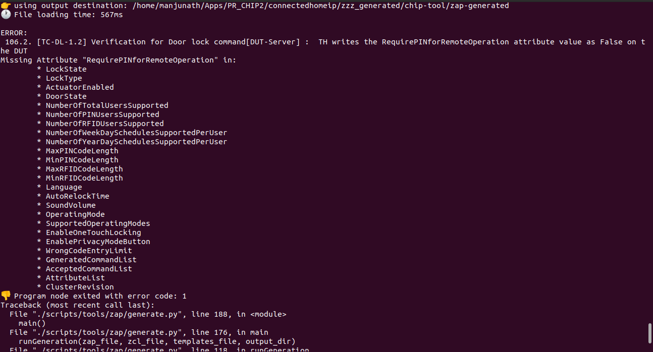 Door Lock Cluster Attributes Missing · Issue 16606 · Project Chipconnectedhomeip · Github