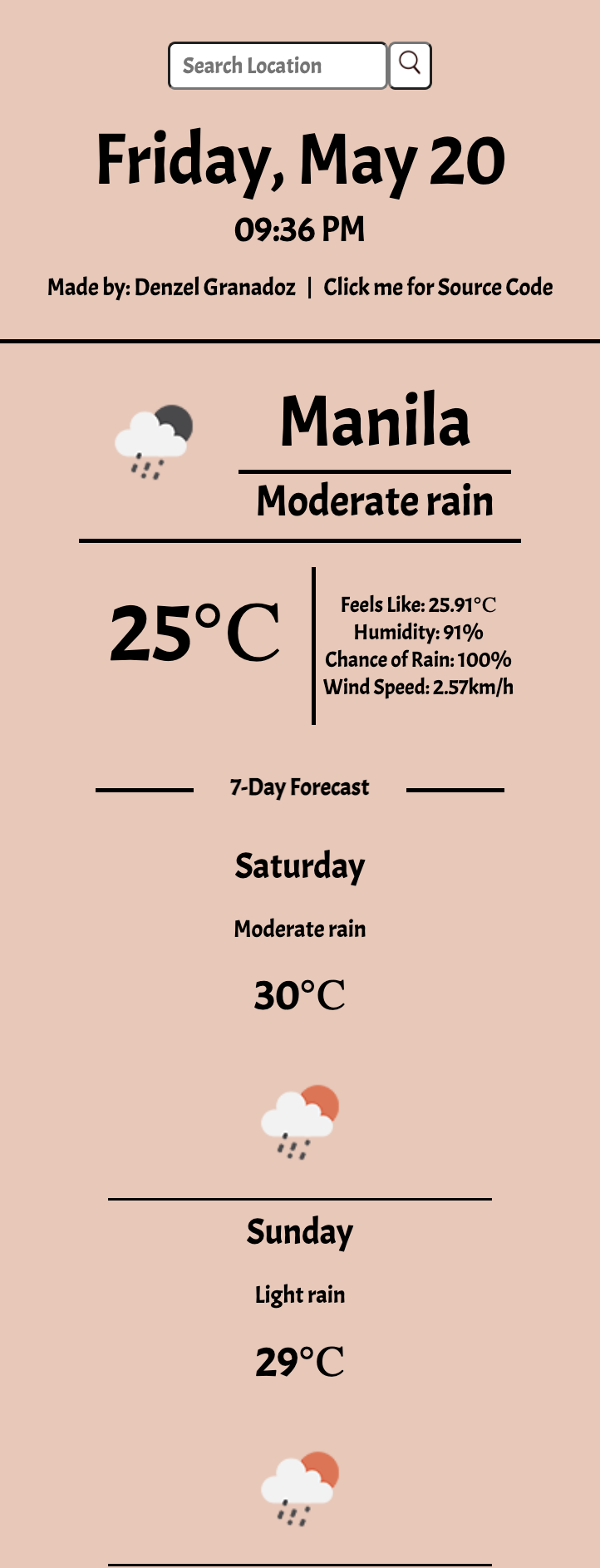 GitHub - DenzelGranadoz/weather-app