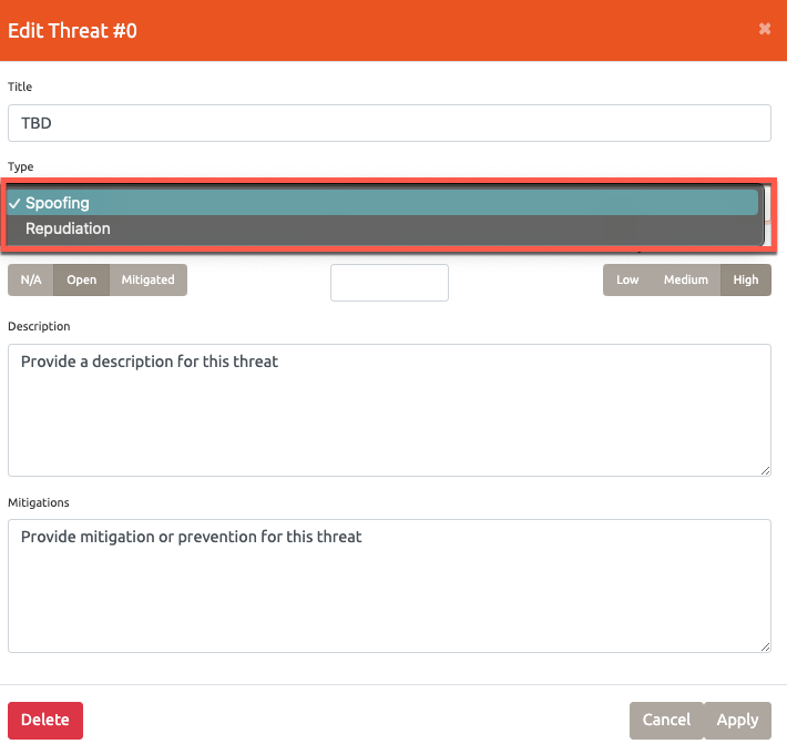 Incomplete STRIDE in Added Threat · Issue #614 · OWASP/threat-dragon · GitHub