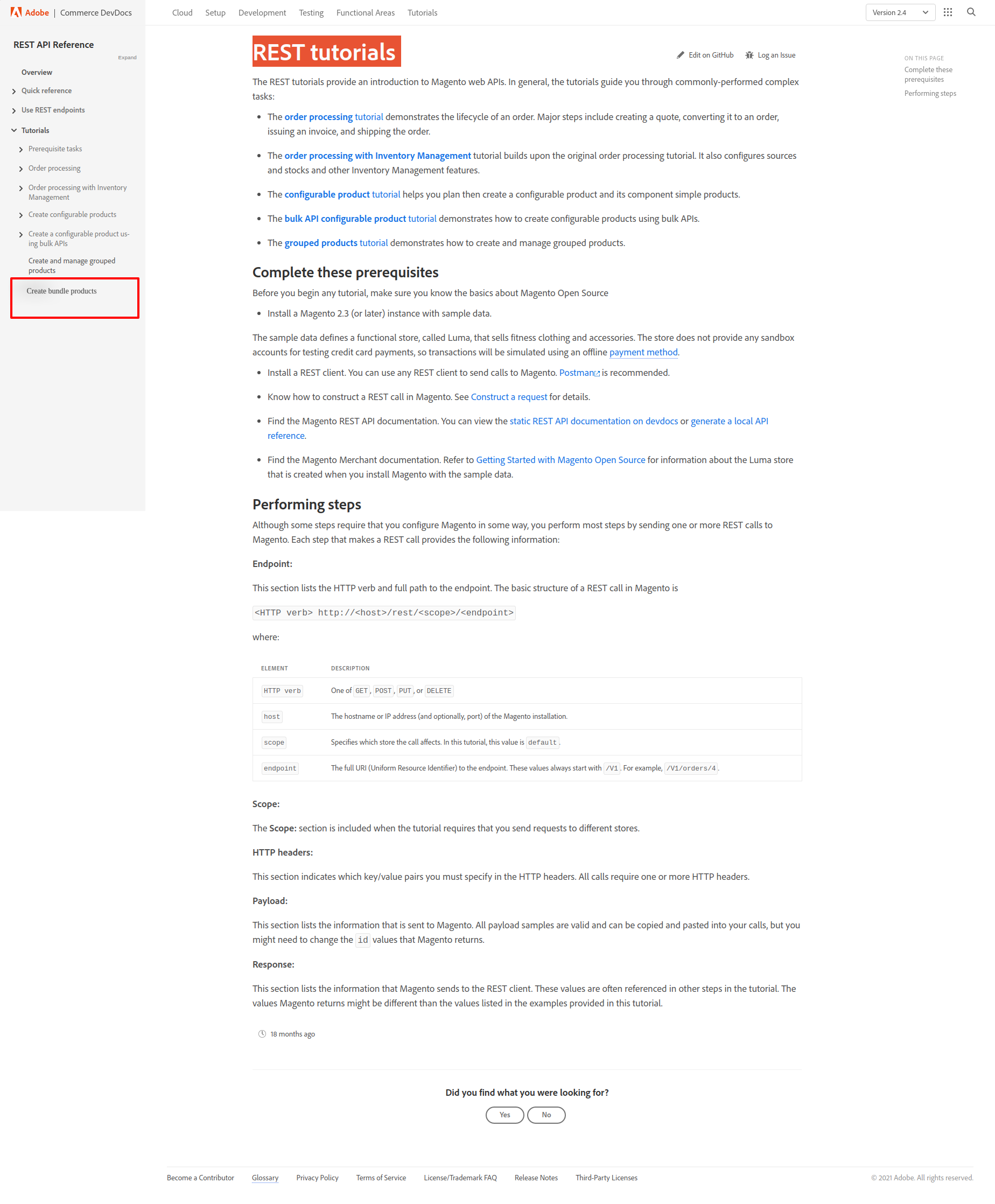 Create the bundle product using REST API · Issue #8968 · magento/devdocs · GitHub