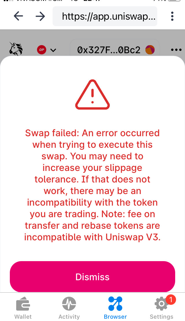 Optimistic Ethereum not working · Issue #2979 · AlphaWallet/alpha-wallet-ios · GitHub