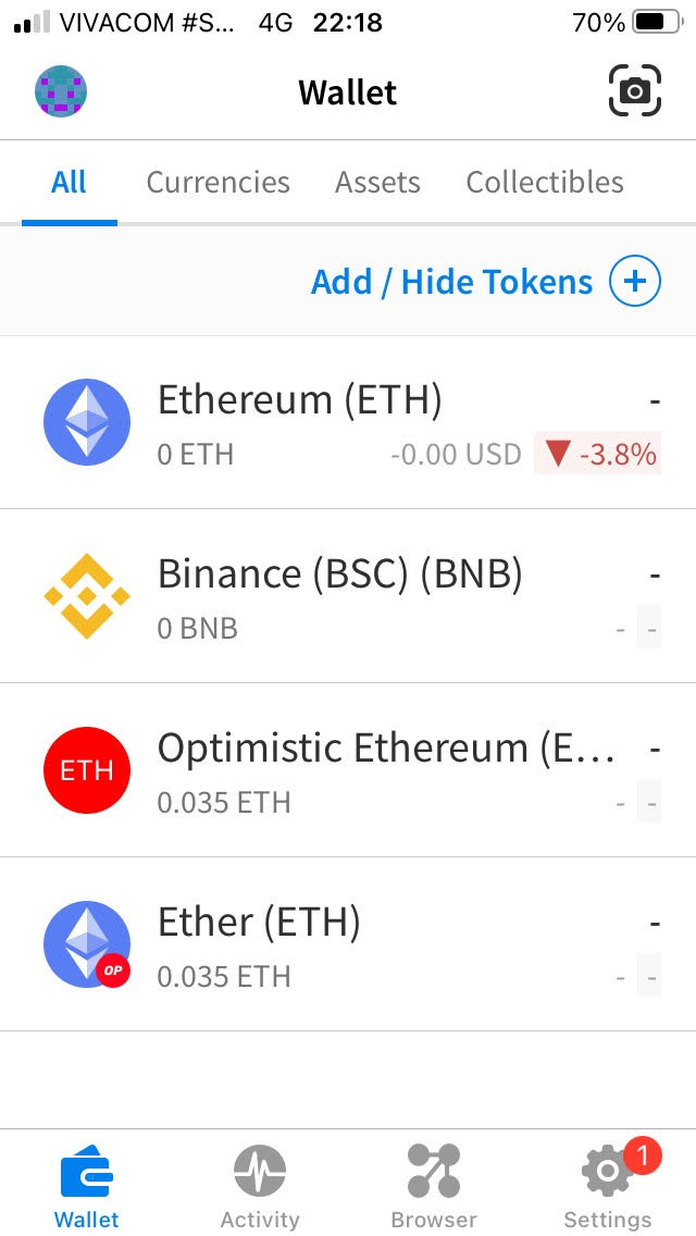 Optimistic Ethereum not working · Issue #2979 · AlphaWallet/alpha-wallet-ios · GitHub