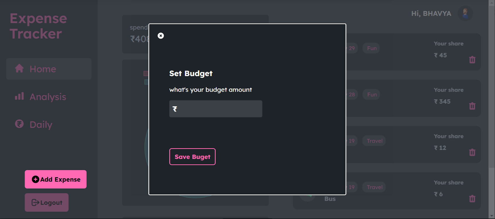GitHub - Baboon12/Expense-Tracker