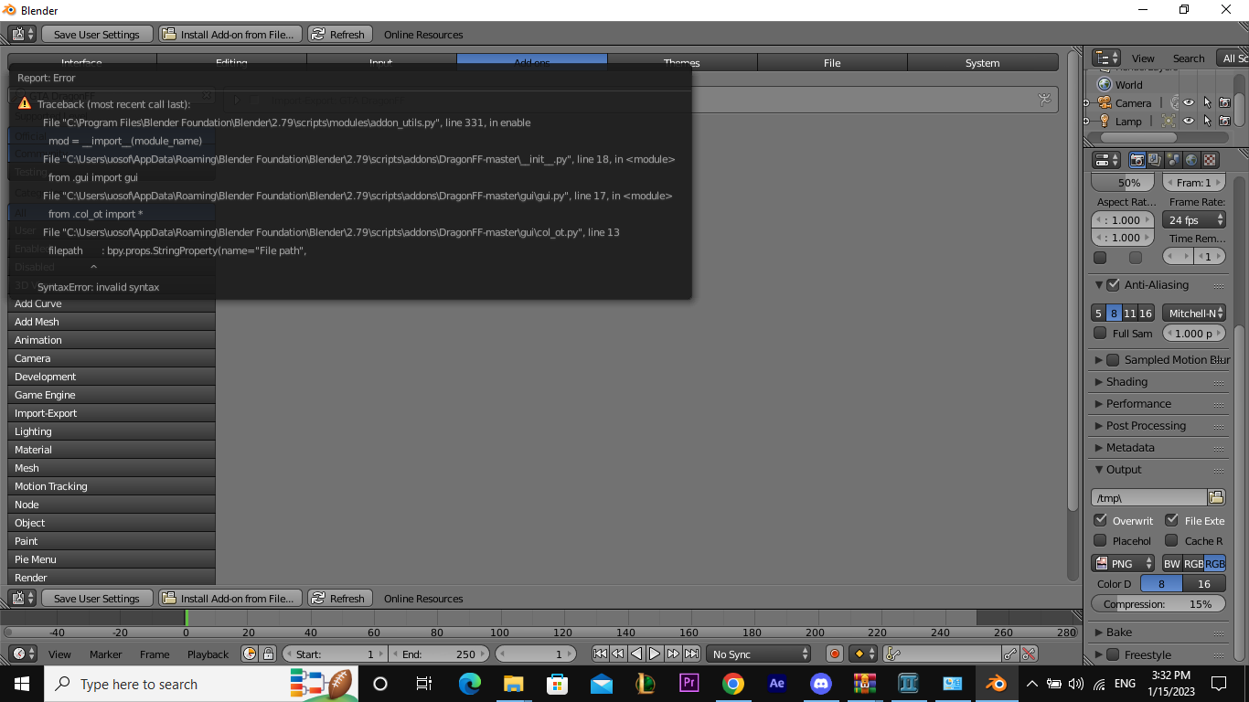 blender 2.79 · Issue #204 · Parik27/DragonFF · GitHub