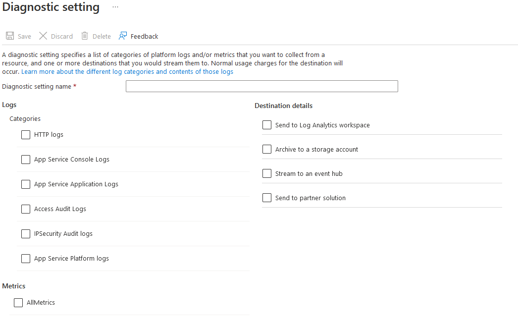 DINE policy - deploy diagnostics settings for App Service fails · Issue #1169 · Azure/Enterprise ...