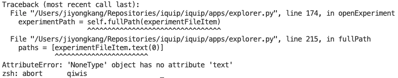 Explorer: click open button without selecting any item · Issue #81 · snu-quiqcl/iquip · GitHub