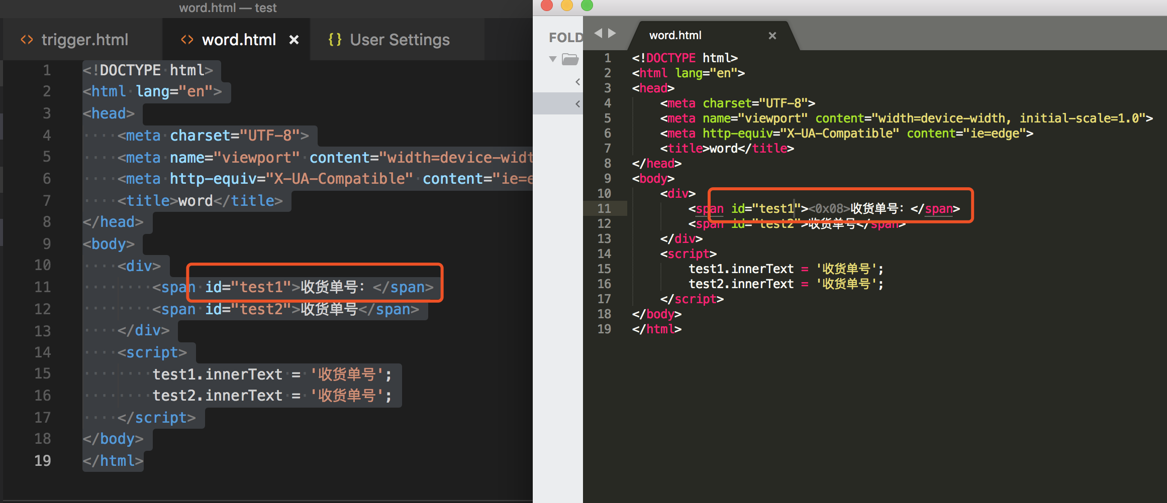 Some special character encodings show problems · Issue #54447 ...