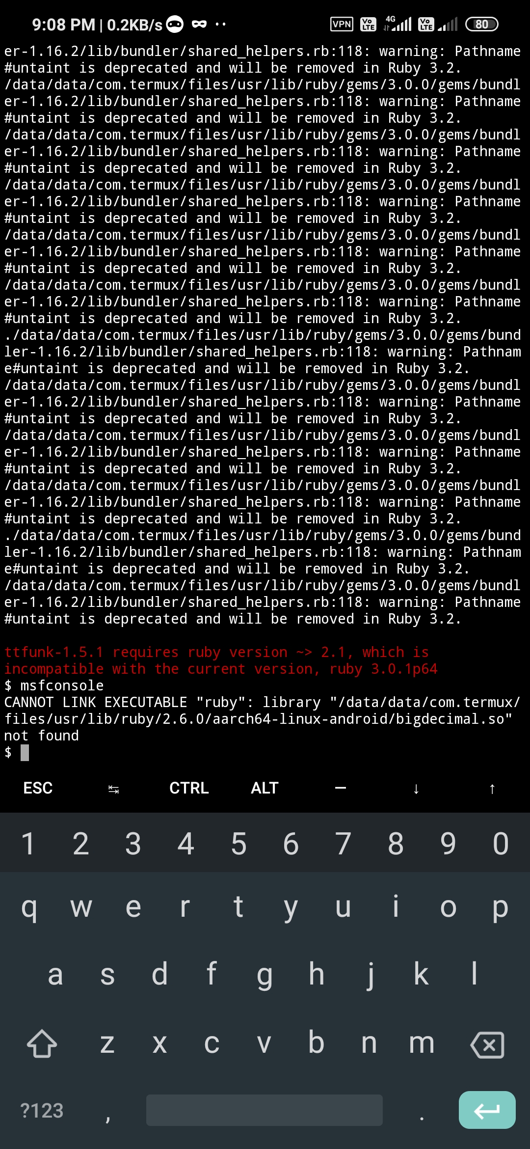 Msfconsole Command Isnt Runningcan Anyone Help · Issue 15221 · Rapid7metasploit Framework