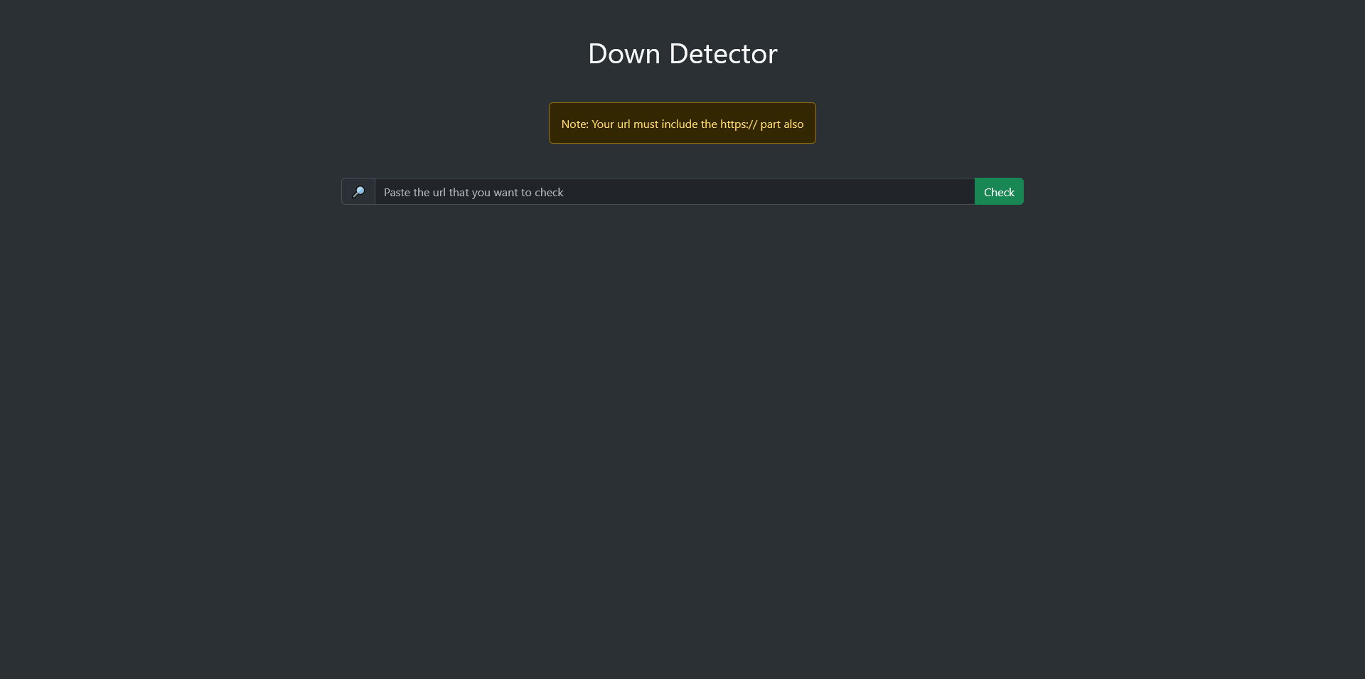 GitHub - retr080s/Down-Detector: Website Down Detector is a free and ...