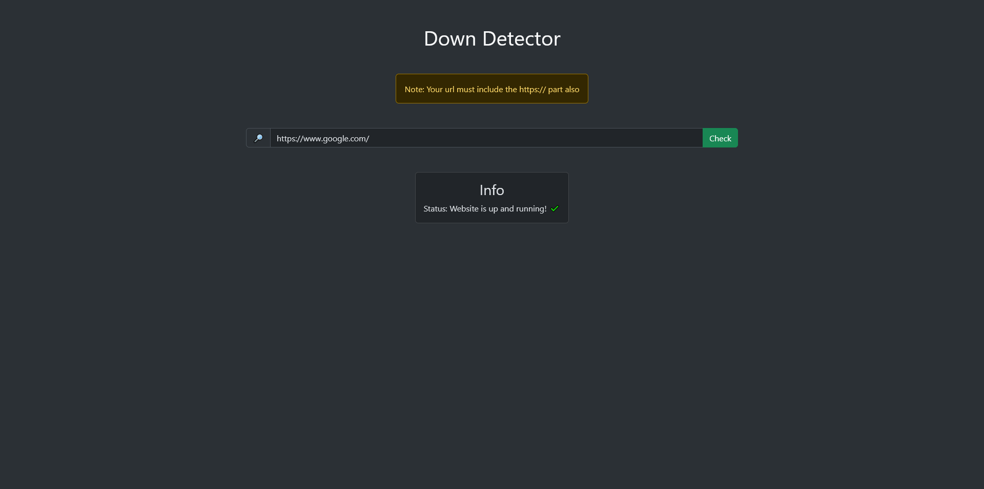 GitHub - retr080s/Down-Detector: Website Down Detector is a free and easy-to-use tool that can ...