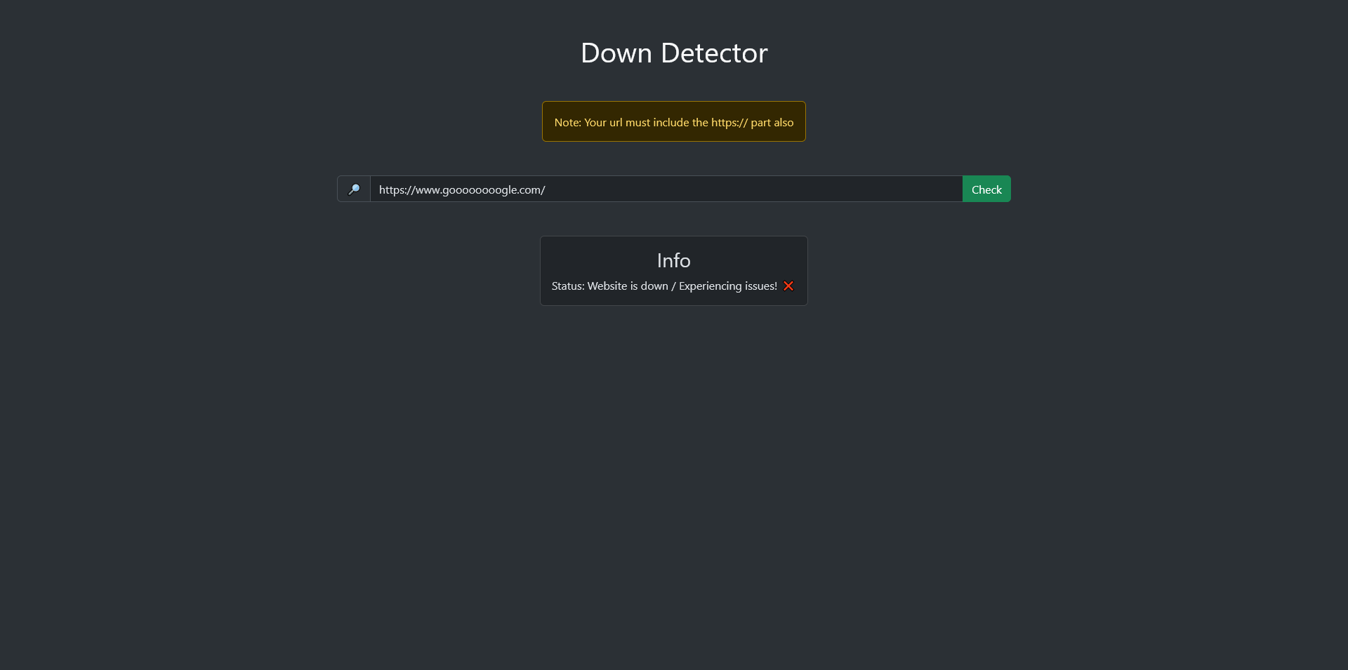 GitHub - retr080s/Down-Detector: Website Down Detector is a free and ...