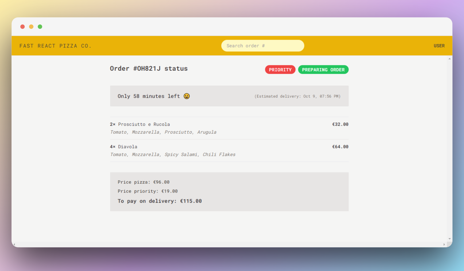 GitHub - V0ORA/Fast-pizza: Live preview