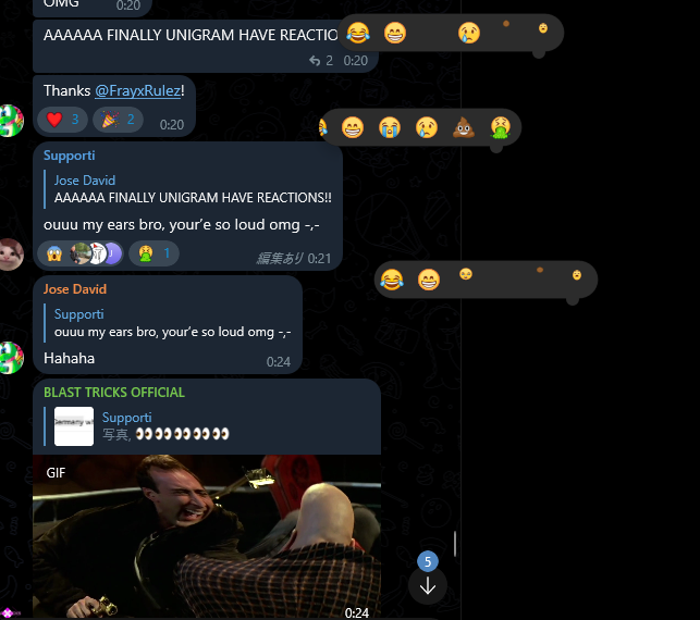 reaction flyout bug. · Issue #2634 · UnigramDev/Unigram · GitHub reaction flyout bug. · Issue #2634 · UnigramDev/Unigram · GitHub