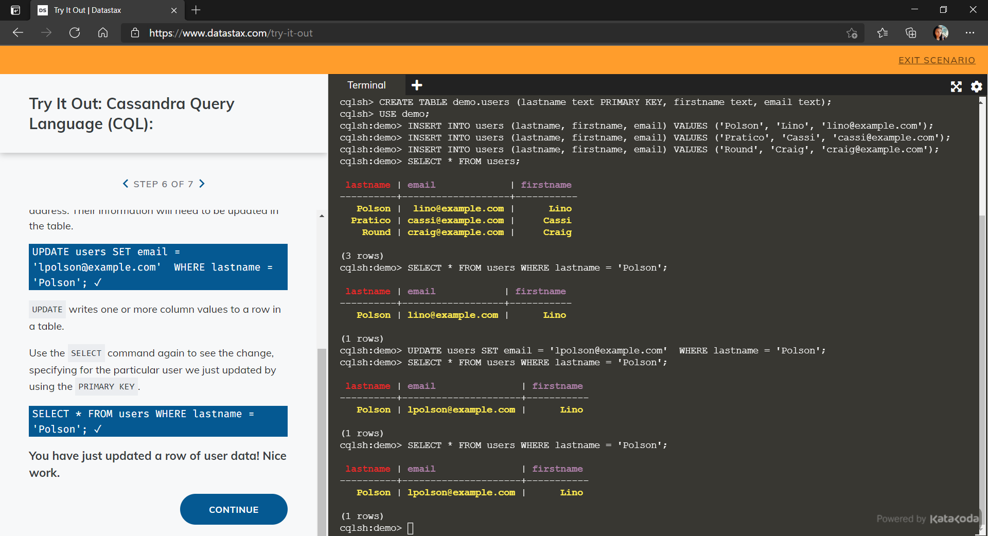 Hw · Issue 65 · Datastaxdevsworkshop Introduction To Nosql · Github 