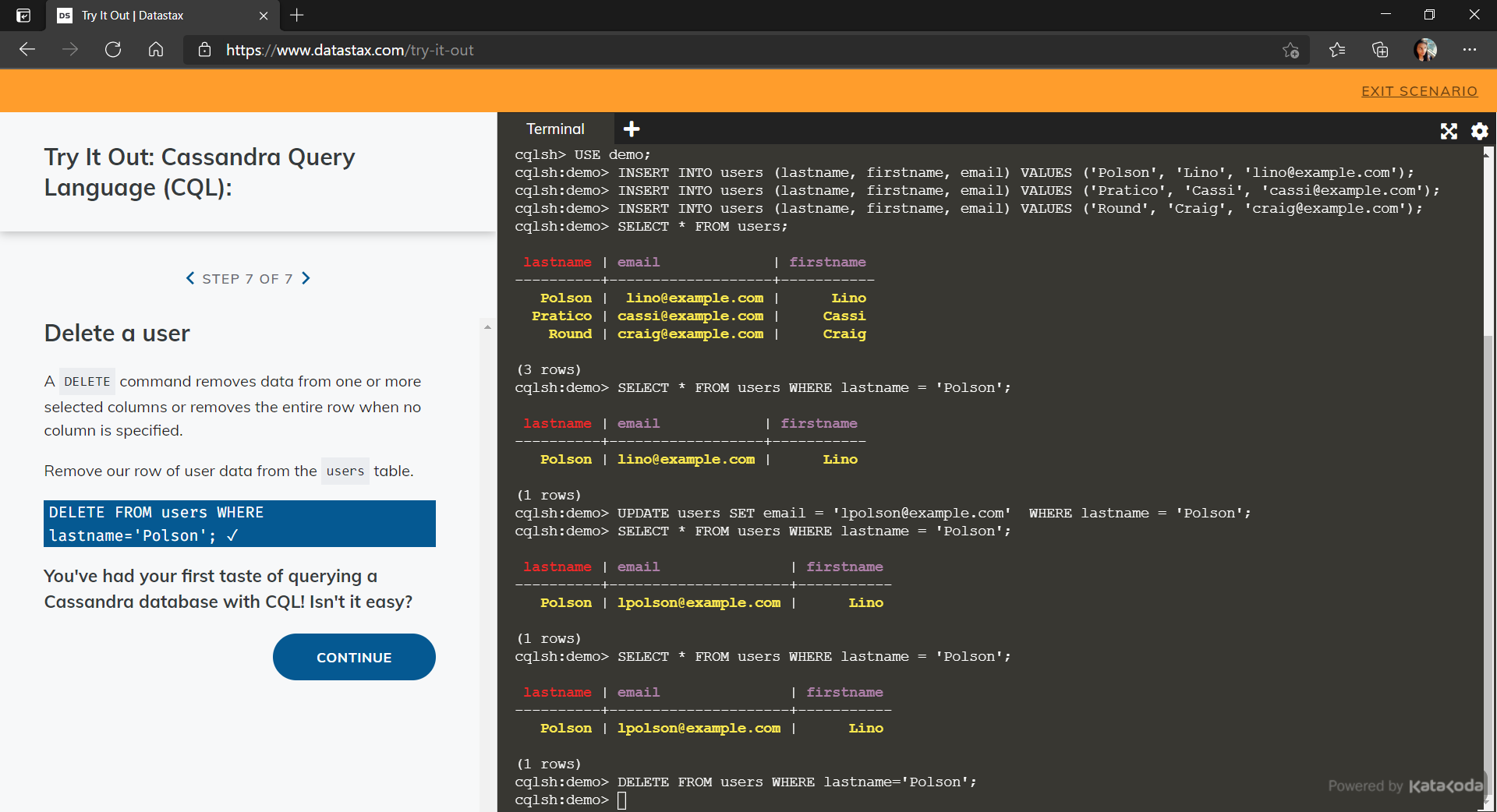 Hw · Issue 65 · Datastaxdevsworkshop Introduction To Nosql · Github 