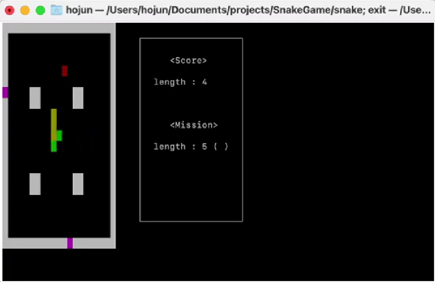 GitHub - hojuni9999/SnakeGame: This project is the final project of Kookmin Univ. Department of ...