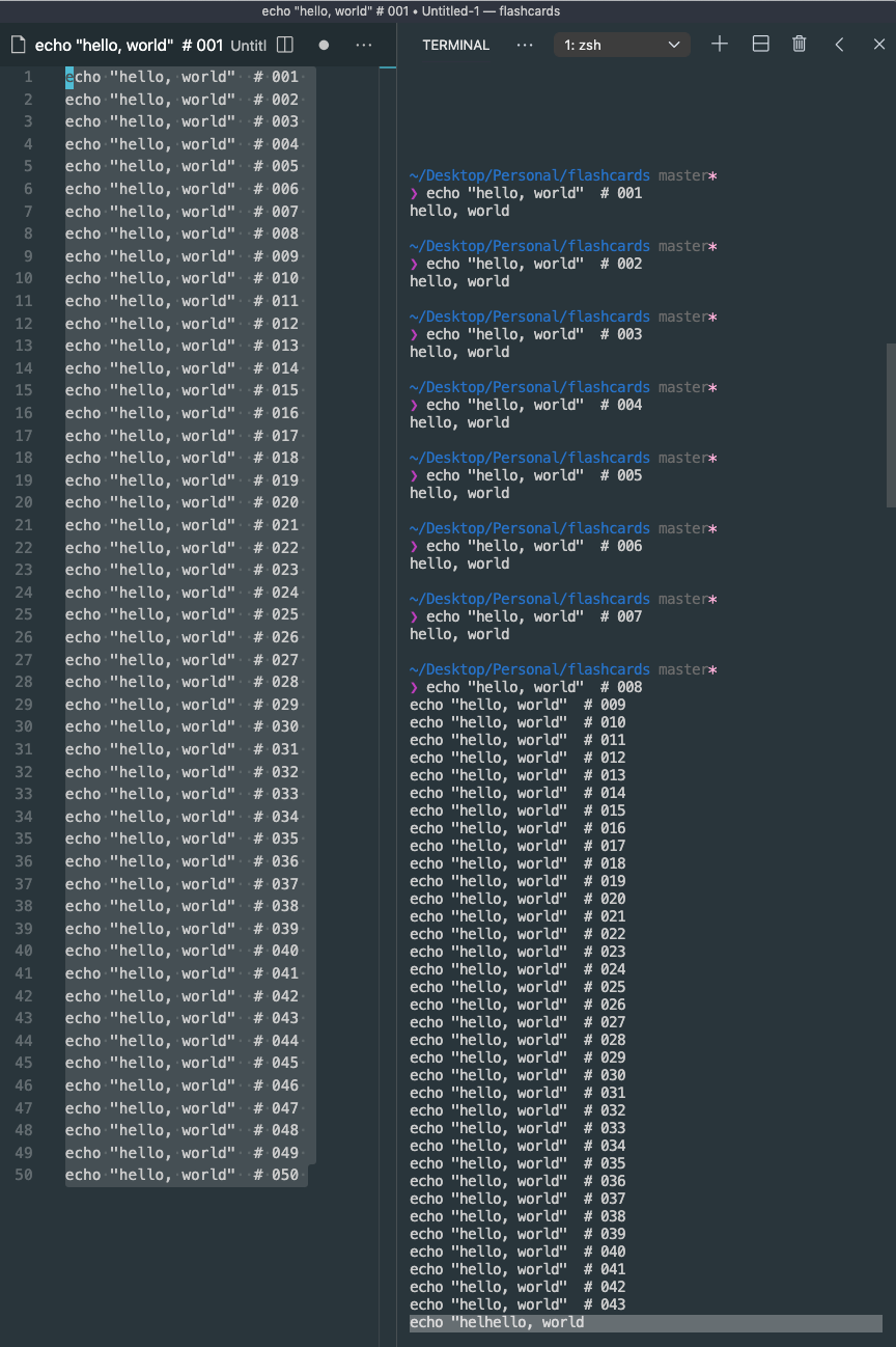 Can't call sendText API or paste into terminal with long text · Issue #38137 · microsoft/vscode ...