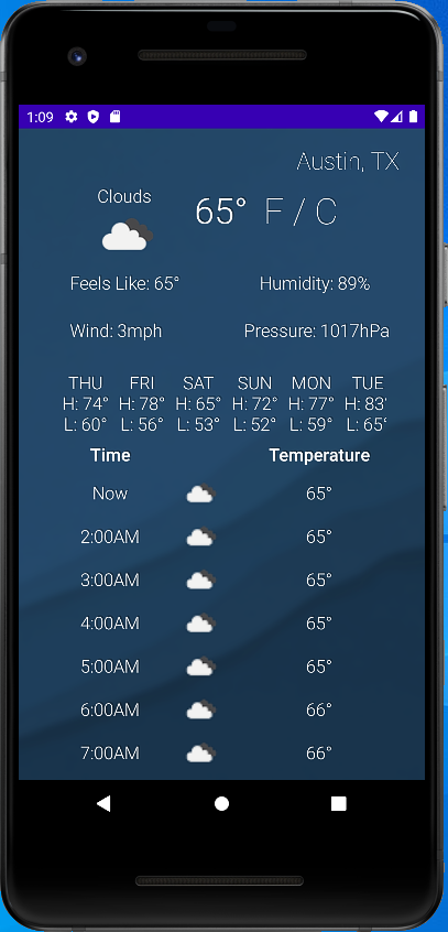 GitHub - sidharthNair/weather-app: Weather App that displays weather ...