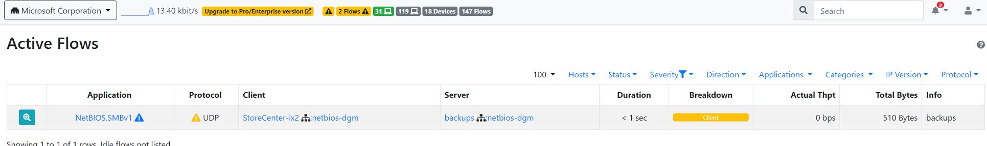 Ho remove SMB Insecure Version from nDPI alert · Issue #4806 · ntop/ntopng · GitHub