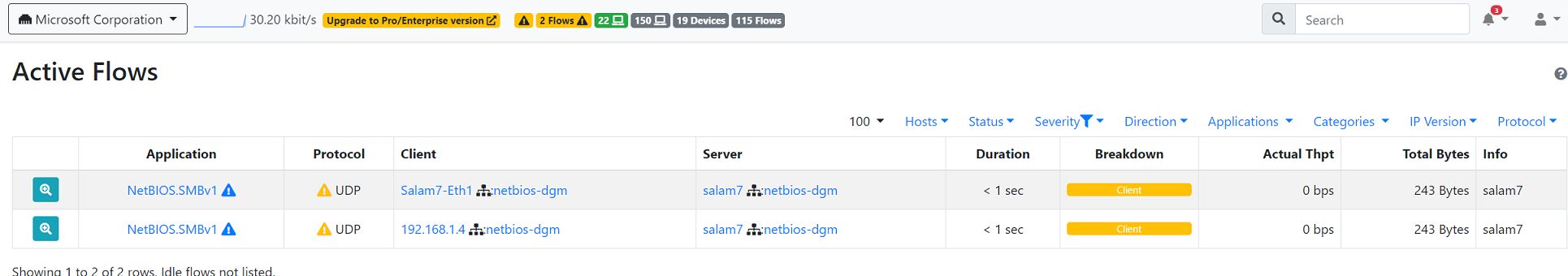 Ho remove SMB Insecure Version from nDPI alert · Issue #4806 · ntop/ntopng · GitHub